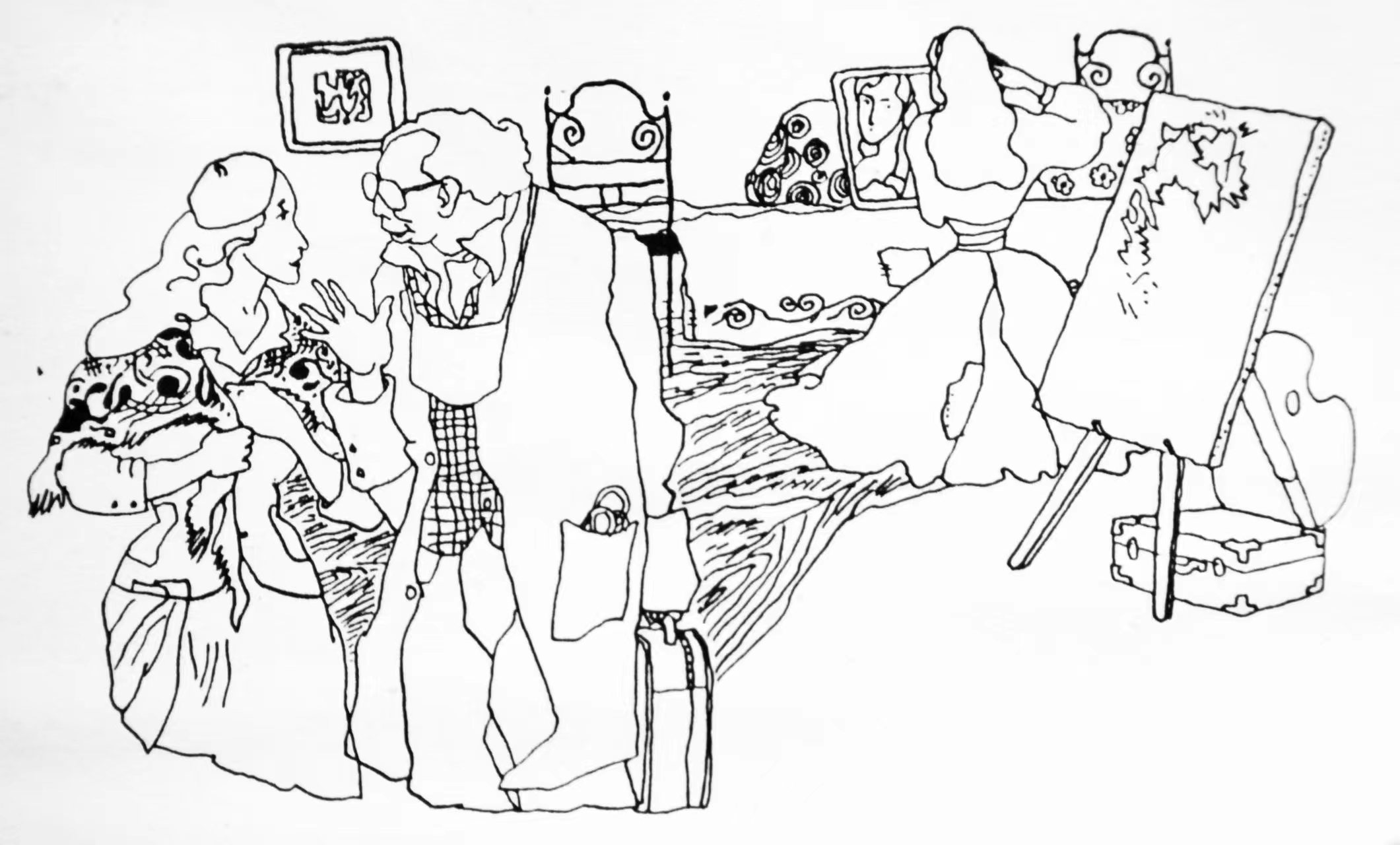 《最后一片叶子》插画旧作 – Champaign Magazine